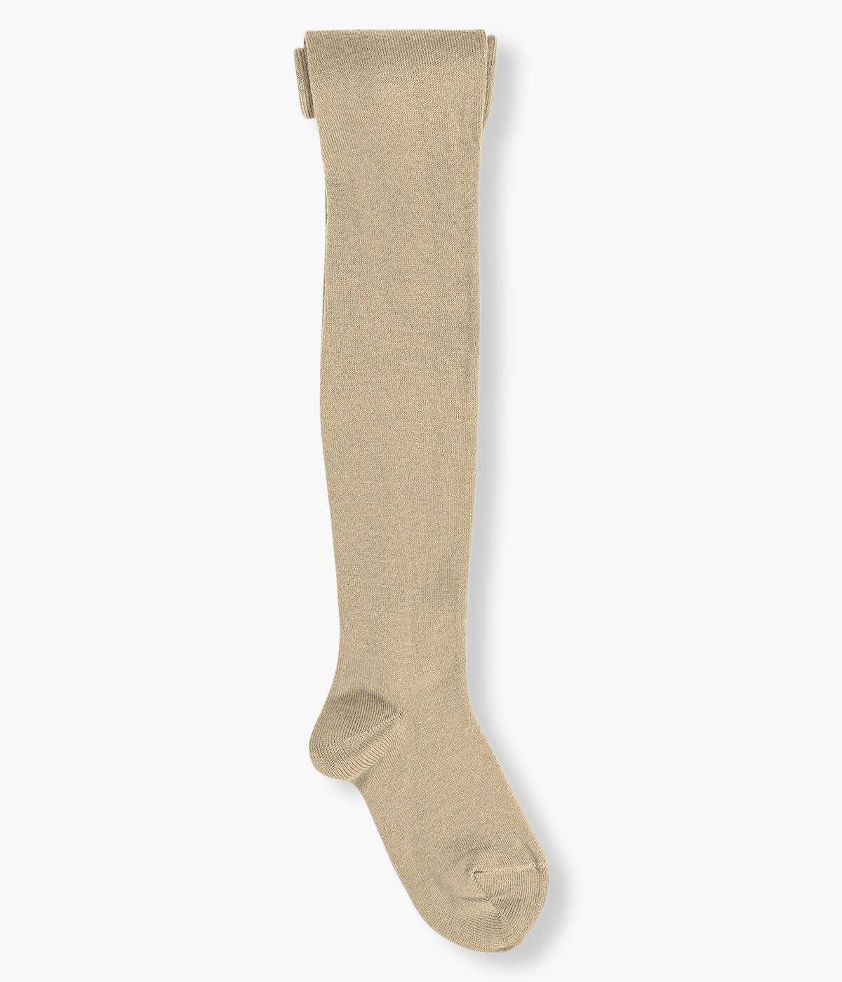 Collants Lisos em Algodão Cóndor para Bebé Bege | Moon Baby Shop
