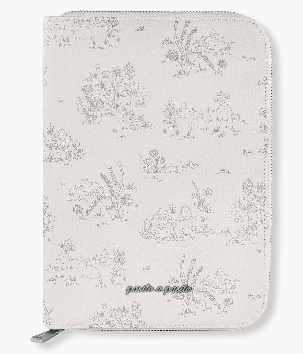 Pasito a Pasito Porta Documentos Toile de Jouy Cream | Moon Baby Shop